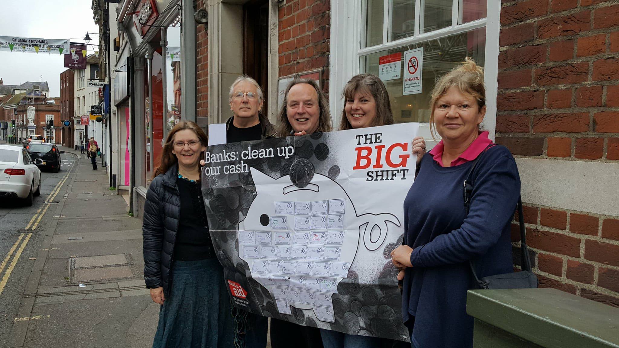 Prudence the Piggy went to HSBC | The Parish of Badshot Lea and Hale