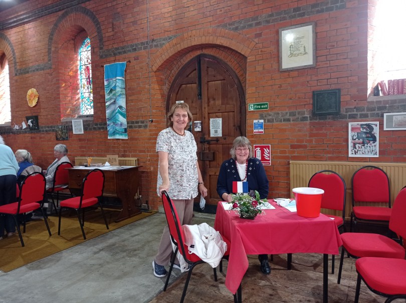 christine-clayton-and-gillian-geraghty-at-booking-table | The Parish of ...
