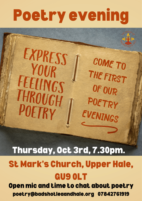 Poetry Evening | The Parish of Badshot Lea and Hale