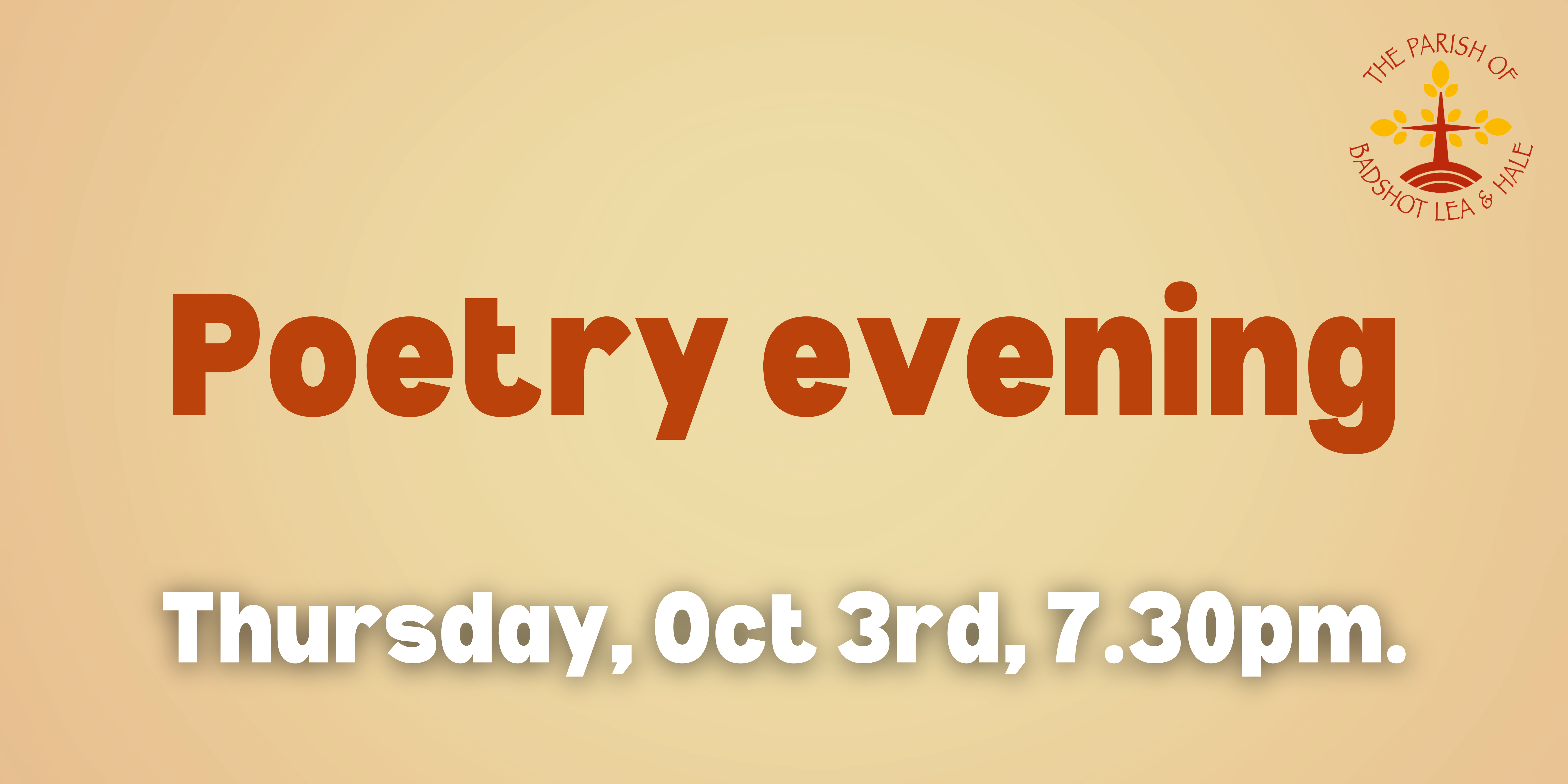 Poetry Evening | The Parish of Badshot Lea and Hale